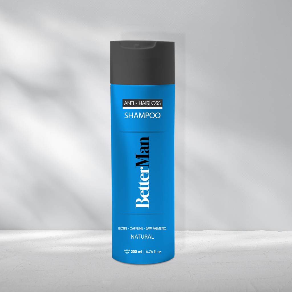 The Blue Anti - Hairloss Shampoo – BetterMan Labs